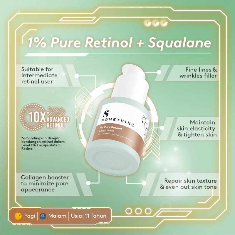 SOMETHINC 1% Pure Retinol + Squalane - Somethinc