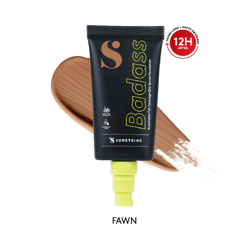 SOMETHINC Badass Breathable Full Coverage 12HR Serum Foundation | SOMETHINC