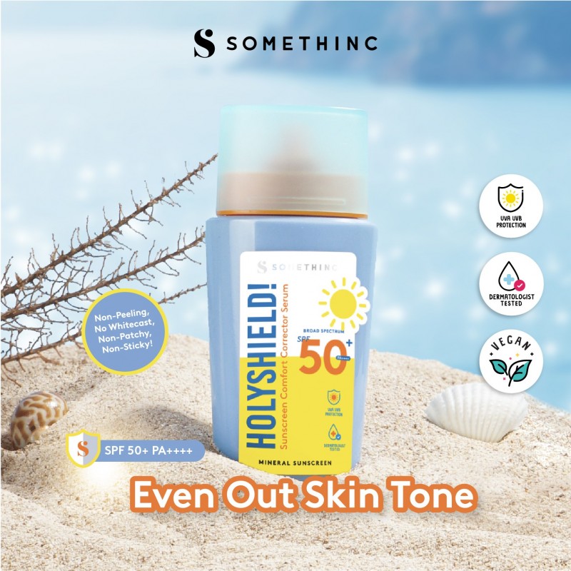 SOMETHINC Holyshield! Sunscreen Comfort Corrector Serum SPF 50+ PA ...
