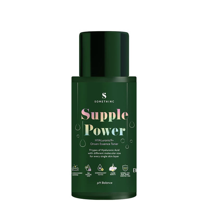 SUPPLE POWER Hyaluronic9+ Onsen Essence Toner | SOMETHINC