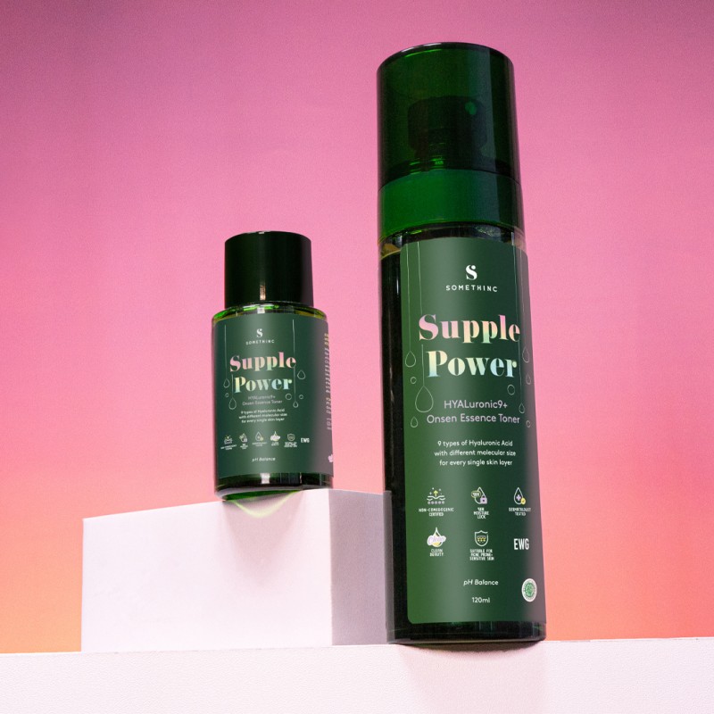 SUPPLE POWER Hyaluronic9+ Onsen Essence Toner | SOMETHINC