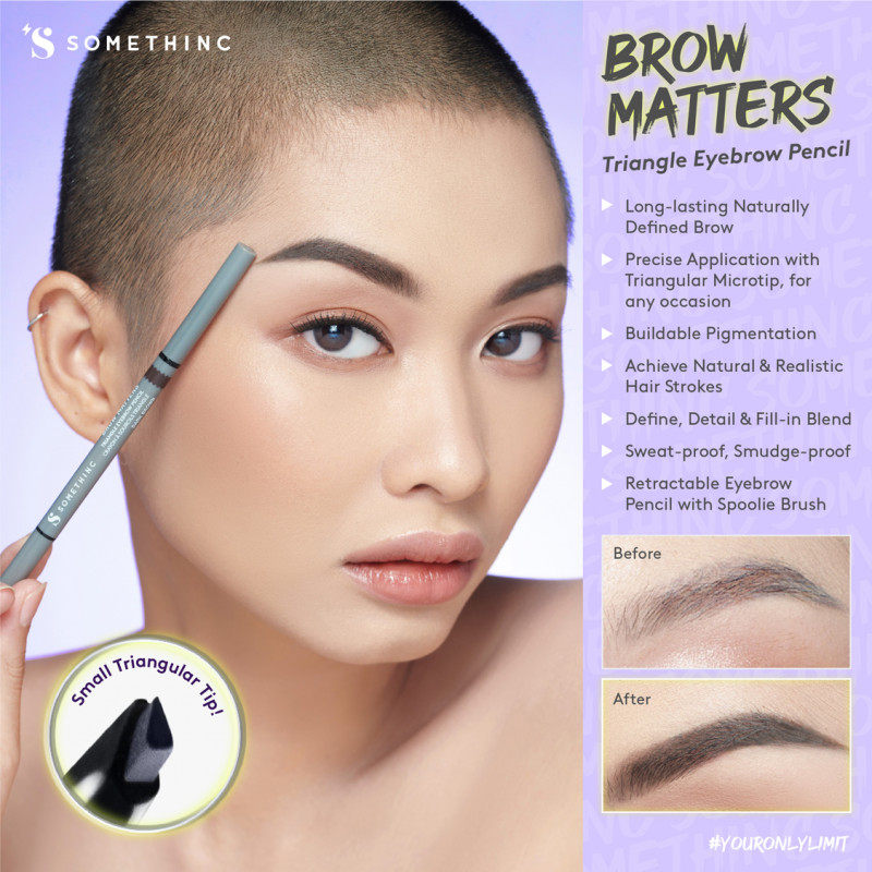 SOMETHINC Brow Matters Retractable Triangle Eyebrow - Somethinc